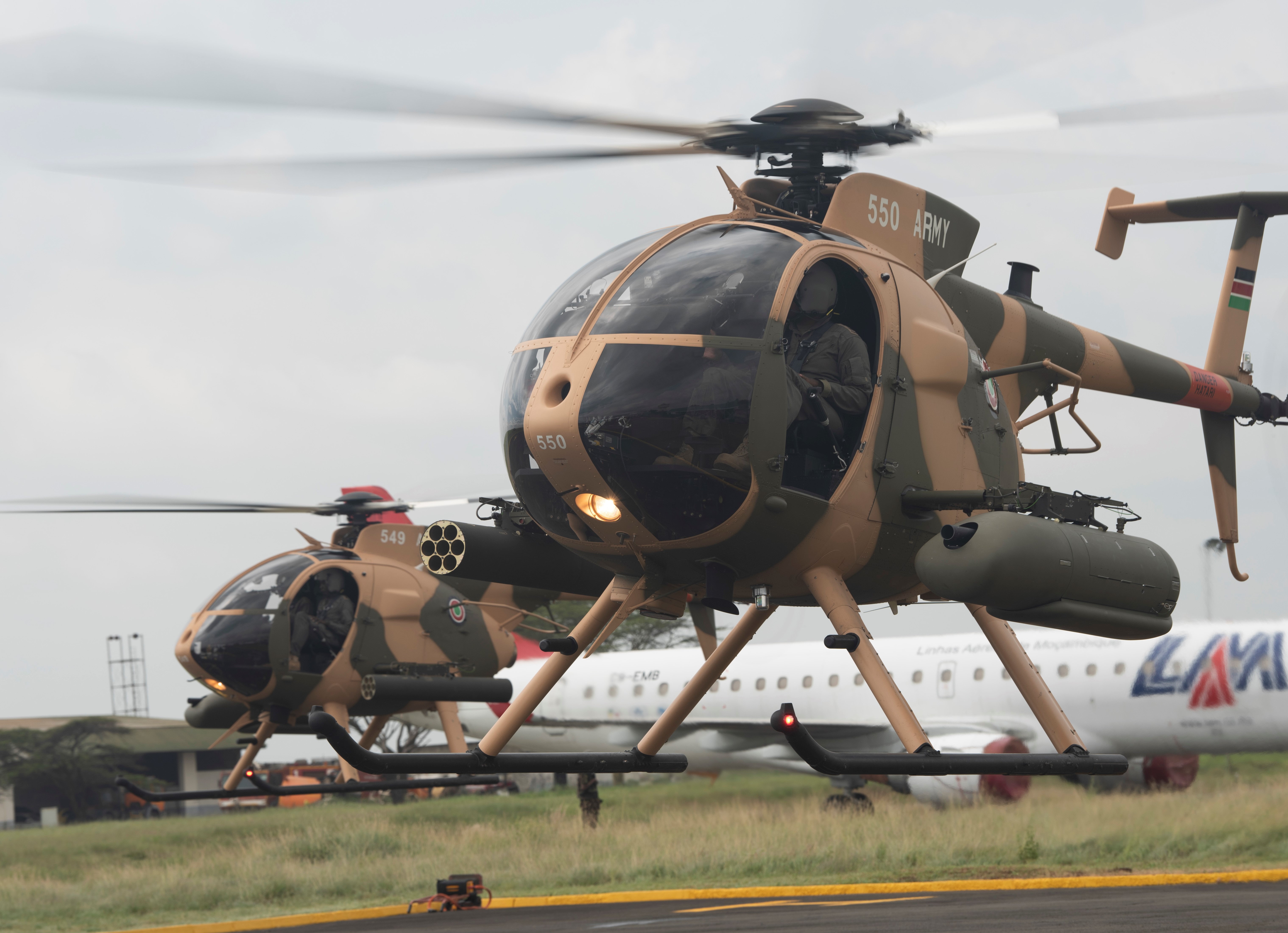 U.S. taxpayers deliver MD-530F Cayuse Warrior to Kenya | Blind Bat News