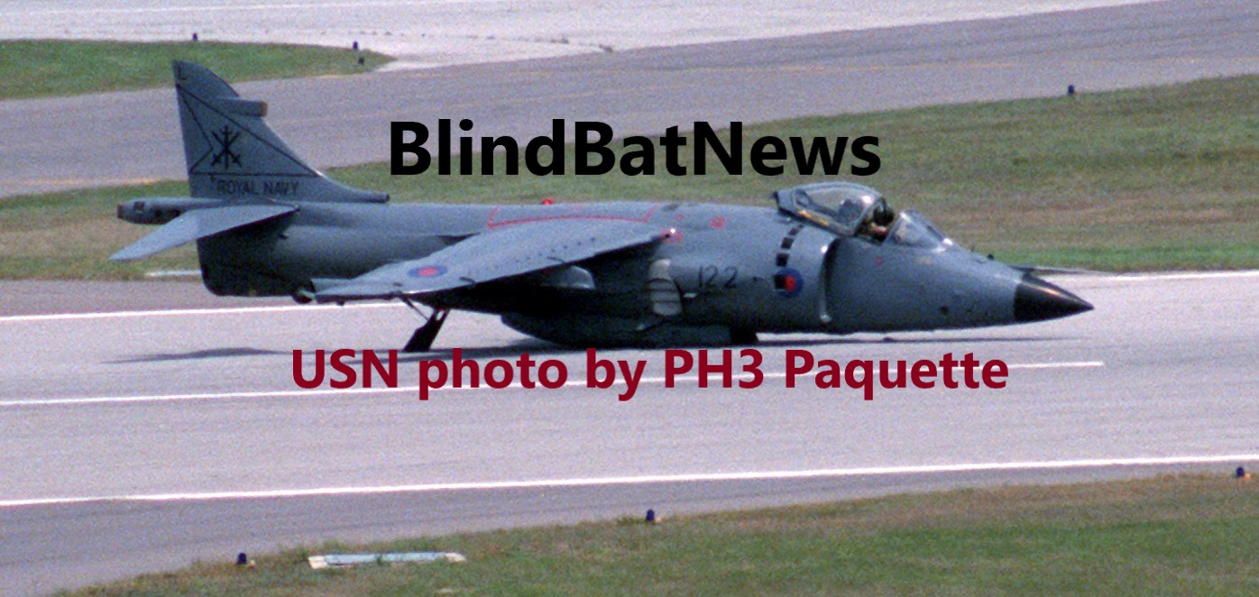 Cold War Ooops: Sea Harrier malfunction during 75th Anniversary of ...