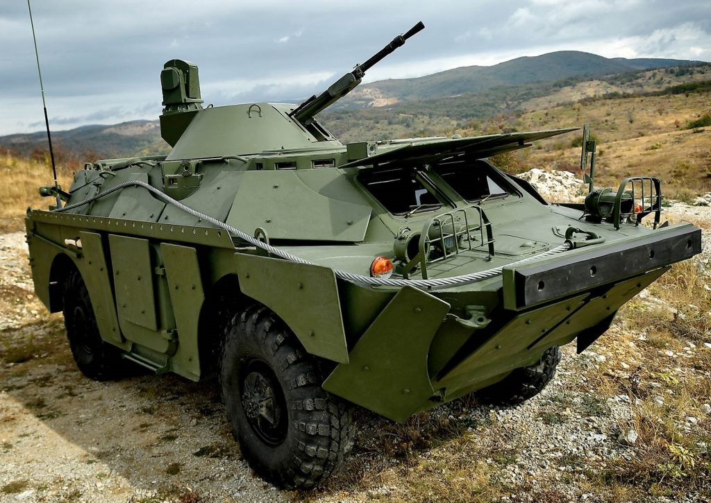 WW3, Vehicle I-D: Serbia’s up-armored BRDM-2MS | Blind Bat News